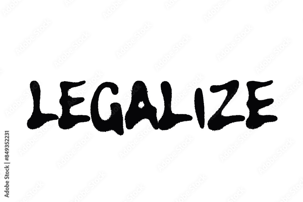 LEGALIZE Stock Vector | Adobe Stock