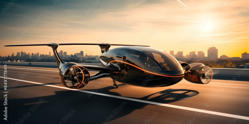 Flying taxi navigates busy airspace with advanced autonomous systems ...