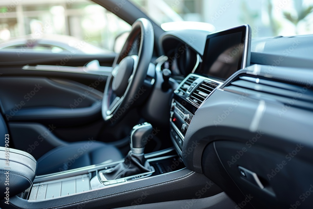 Intensive Car Interior Cleaning: Vacuuming and Polishing Leather Seats ...