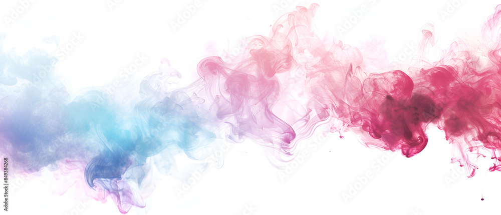 Abstract colorful water color for background ,Colorful steam exhaled ...
