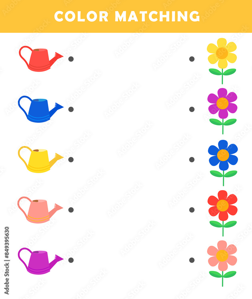 Color matching game for preschool kids. Color Matching Activities for ...