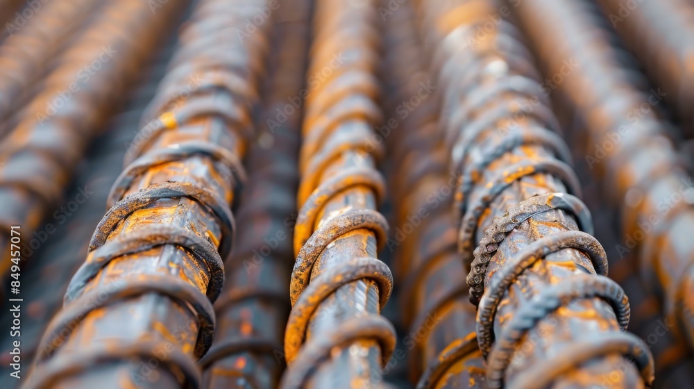 texture of steel deformed or bars background Deformed steel bars for ...