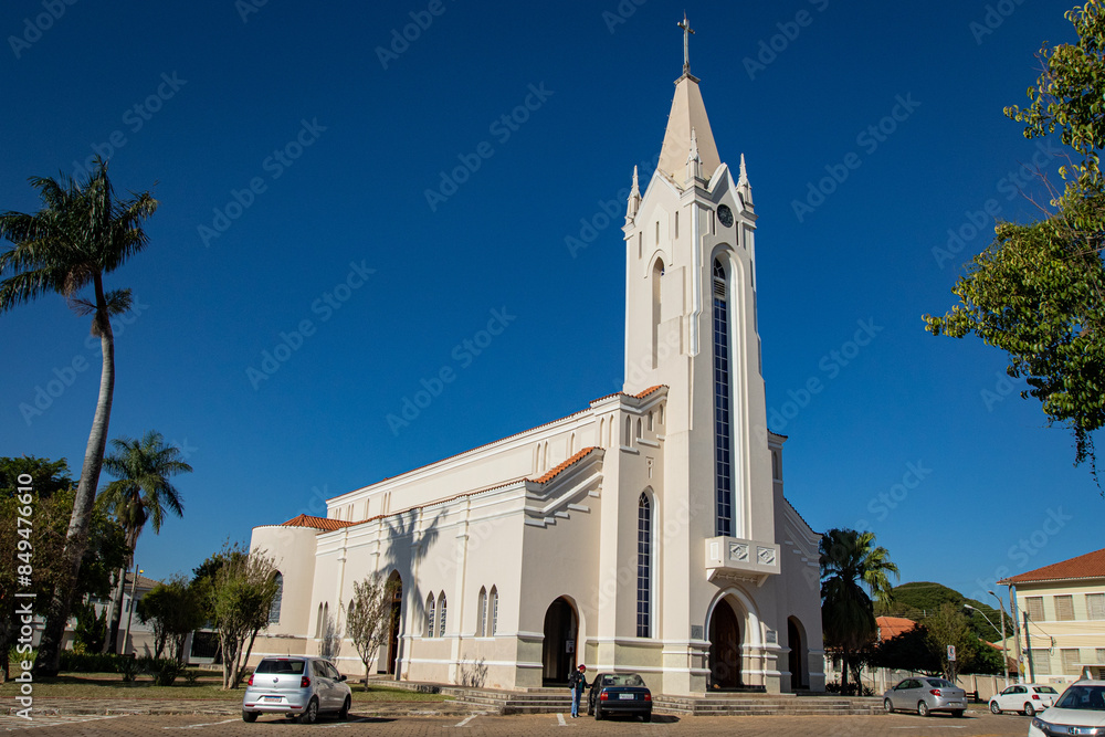 Praça da Igreja Matriz, cidade de Patrocinio Minas Gerais, Centro ...