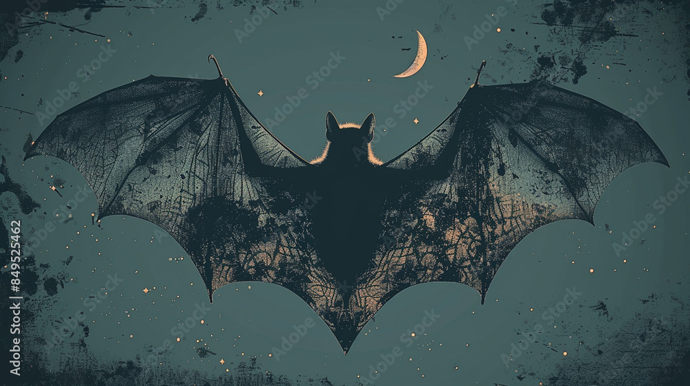 Minimalist Poster Design for International Bat Night Event - Abstract ...