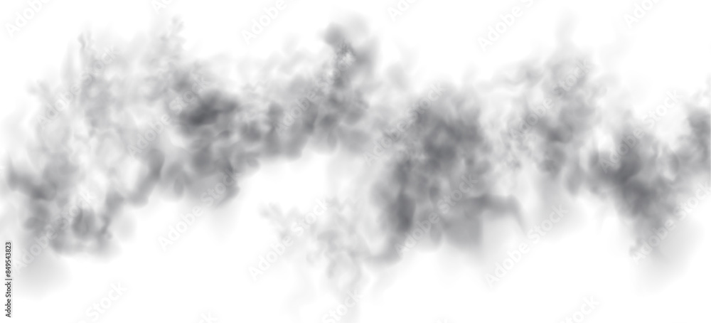 Special effect of steam, smoke, fog, clouds. Abstract gas on ...