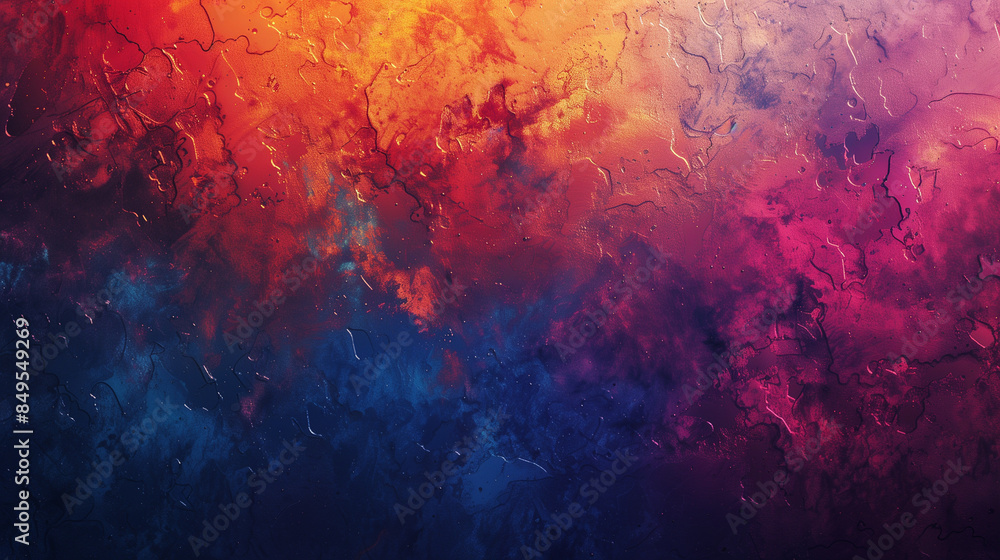 Intense colors with rich texture, creating a background full of life ...