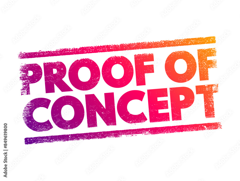 Proof Of Concept - realization of a certain method or idea in order to ... Proof Of Concept - realization of a certain method or idea in order to ...