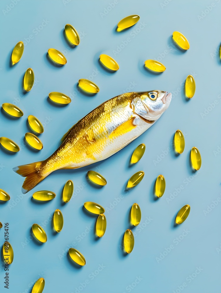 yellow fish filled with omega-3 fatty acids and vitamins such as D and ...