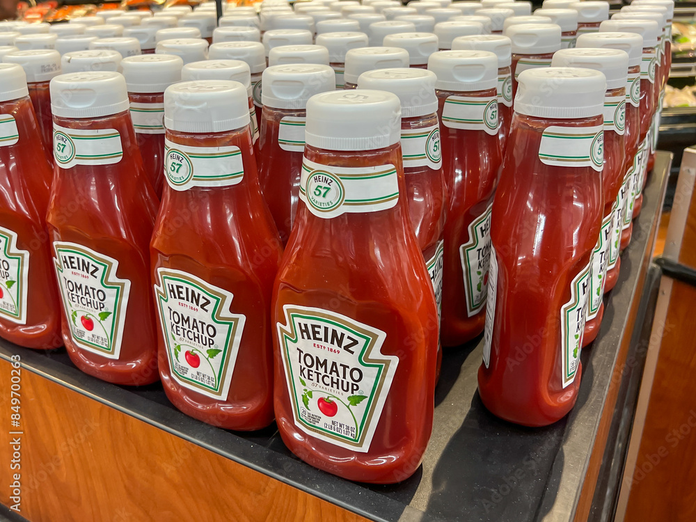 Foto Stock Salt Lake City, Utah, USA - June 22, 2023: Heinz Tomato ...