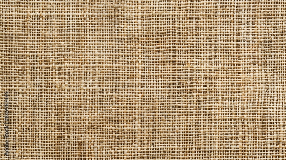 Sackcloth or burlap texture close up, natural cotton fabric, unfinished ...