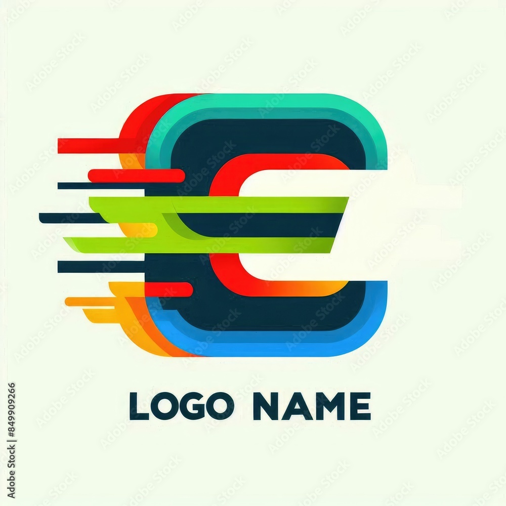 Letter E Logo: Creative and Unique Symbol Design for Your Company Identity Stock Illustration ...