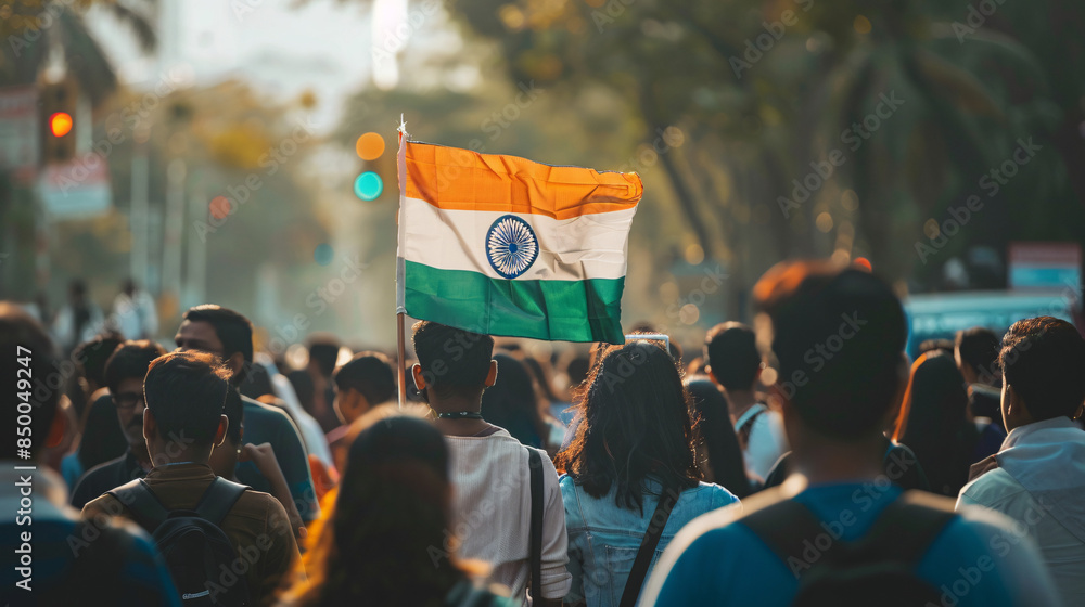 Indian people showing togetherness and strength in unity with the ...