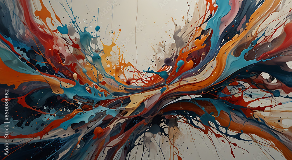 An abstract artwork inspired by human anatomy and movement, with fluid ...