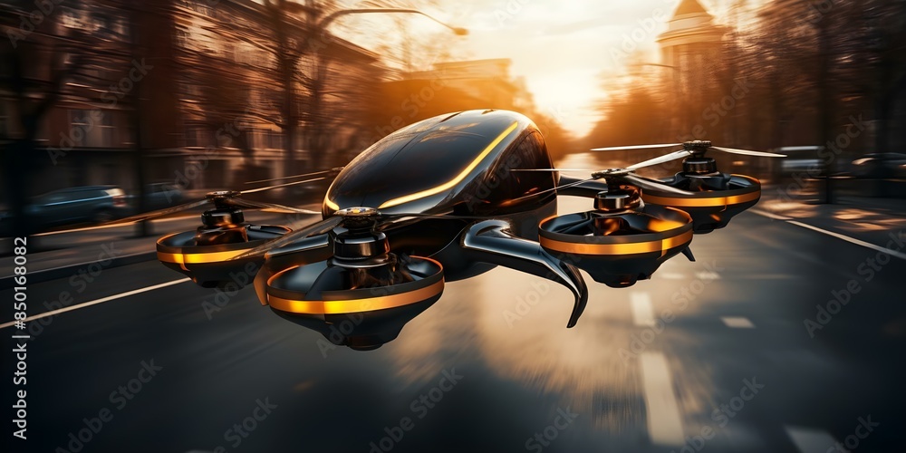 Advanced autonomous systems enable flying taxi to navigate through busy ...