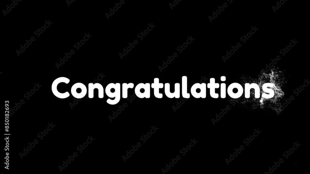 congritulations animated lettering, congratulations greeting ...