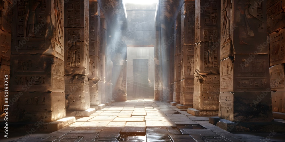 Revealing Detailed Hieroglyphs in an Ancient Egyptian Pyramid with a ...