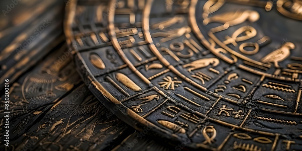 Understanding the Origins of Ancient Egyptian Hieroglyphs. Concept ...