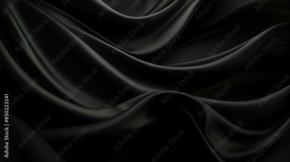 Elegant black textures wallpaper with abstract k background, silk waves ...
