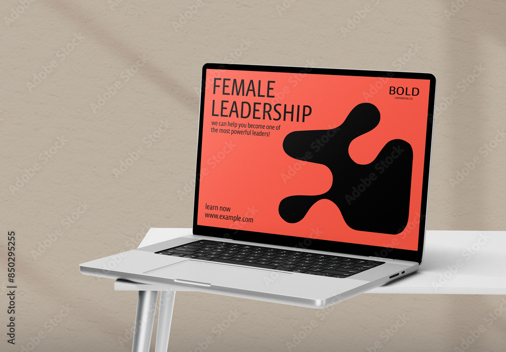 Digital Laptop Mockup Design Stock Template | Adobe Stock