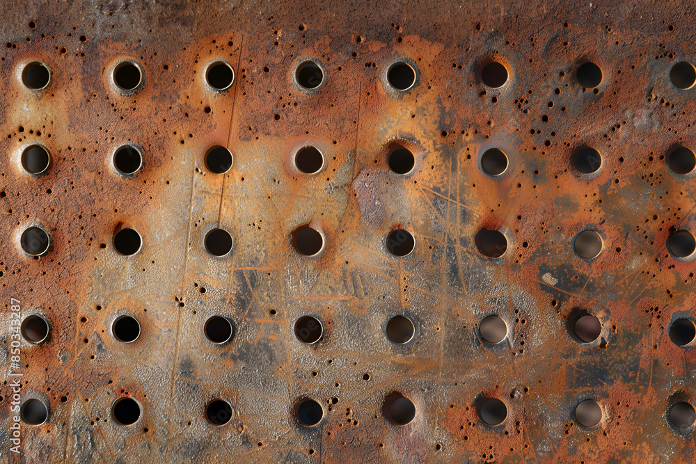 Rusty texture of perforated metal, Rusty Texture of Perforated Metal ...