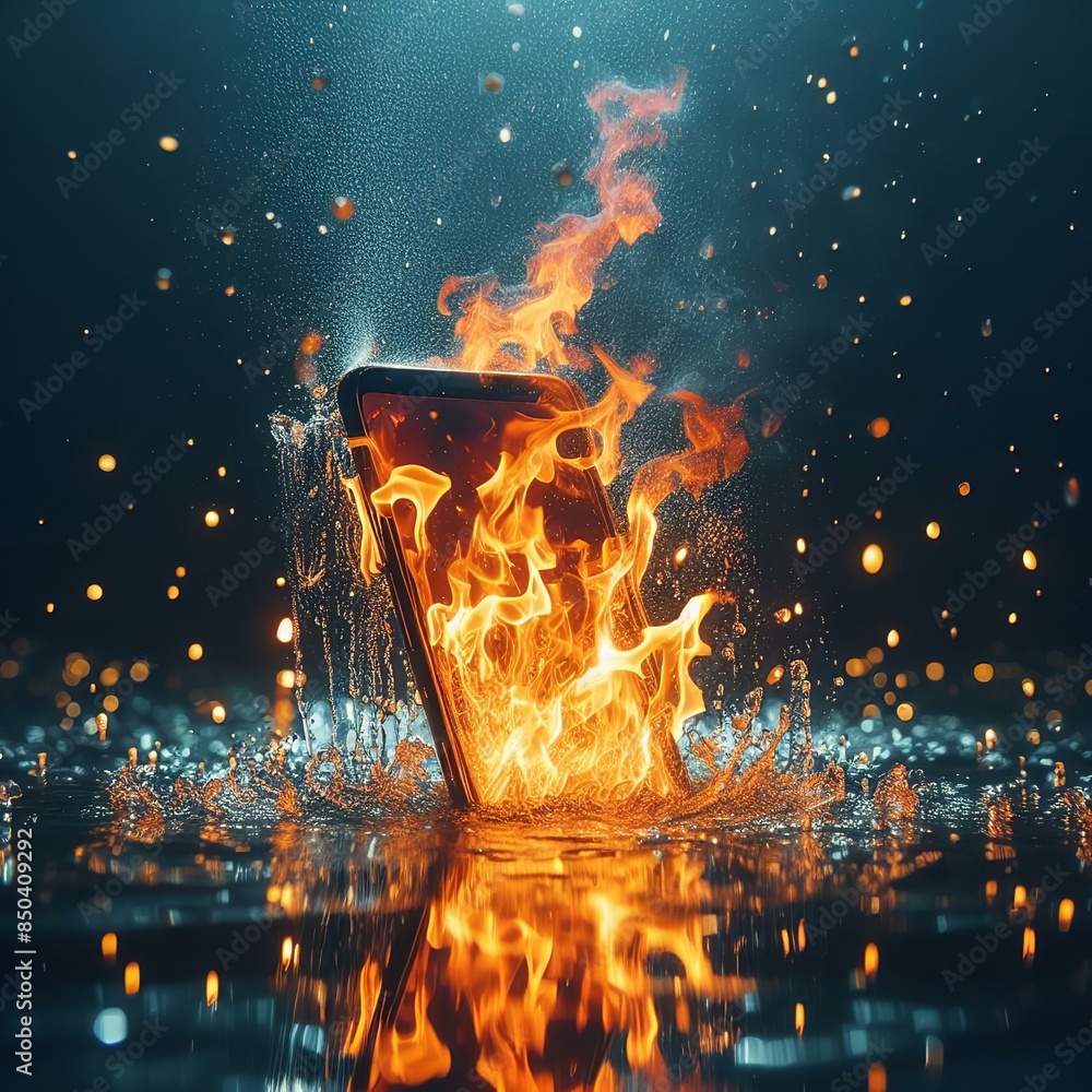 Burning Phone - Danger of Overheating | Mobile Phone Fire: Safety ...