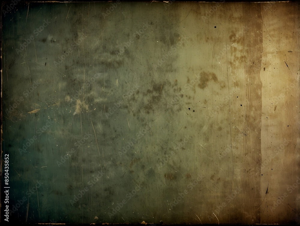Vintage distressed old photo light leaks, film grain, dust and ...