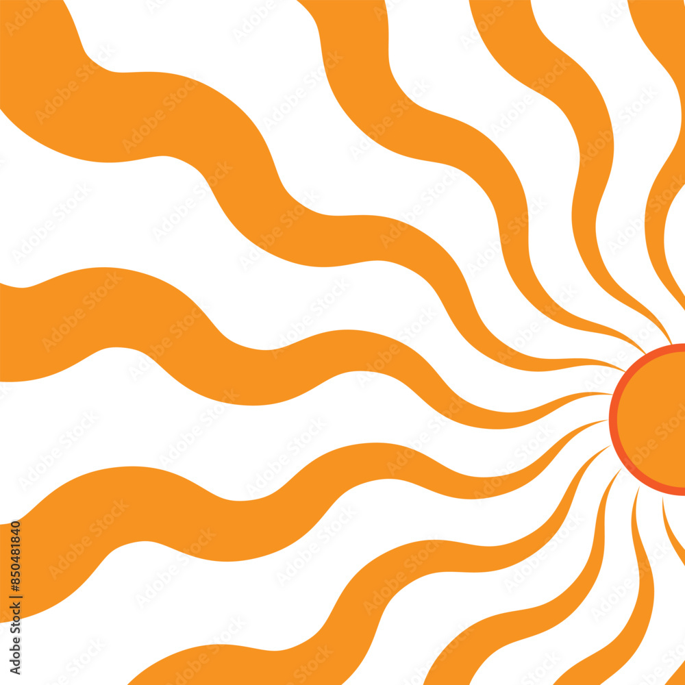 Retro sun burst vintage background. Swirl wallpaper with grunge. Spiral rays circus illustration ...