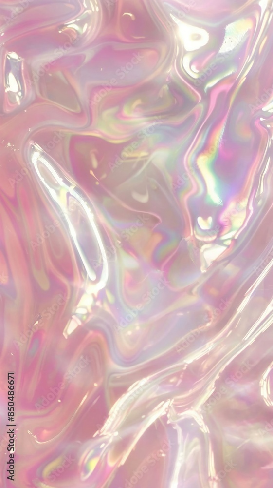 Iridescent background, pink and white iridescence, iridescent theme ...