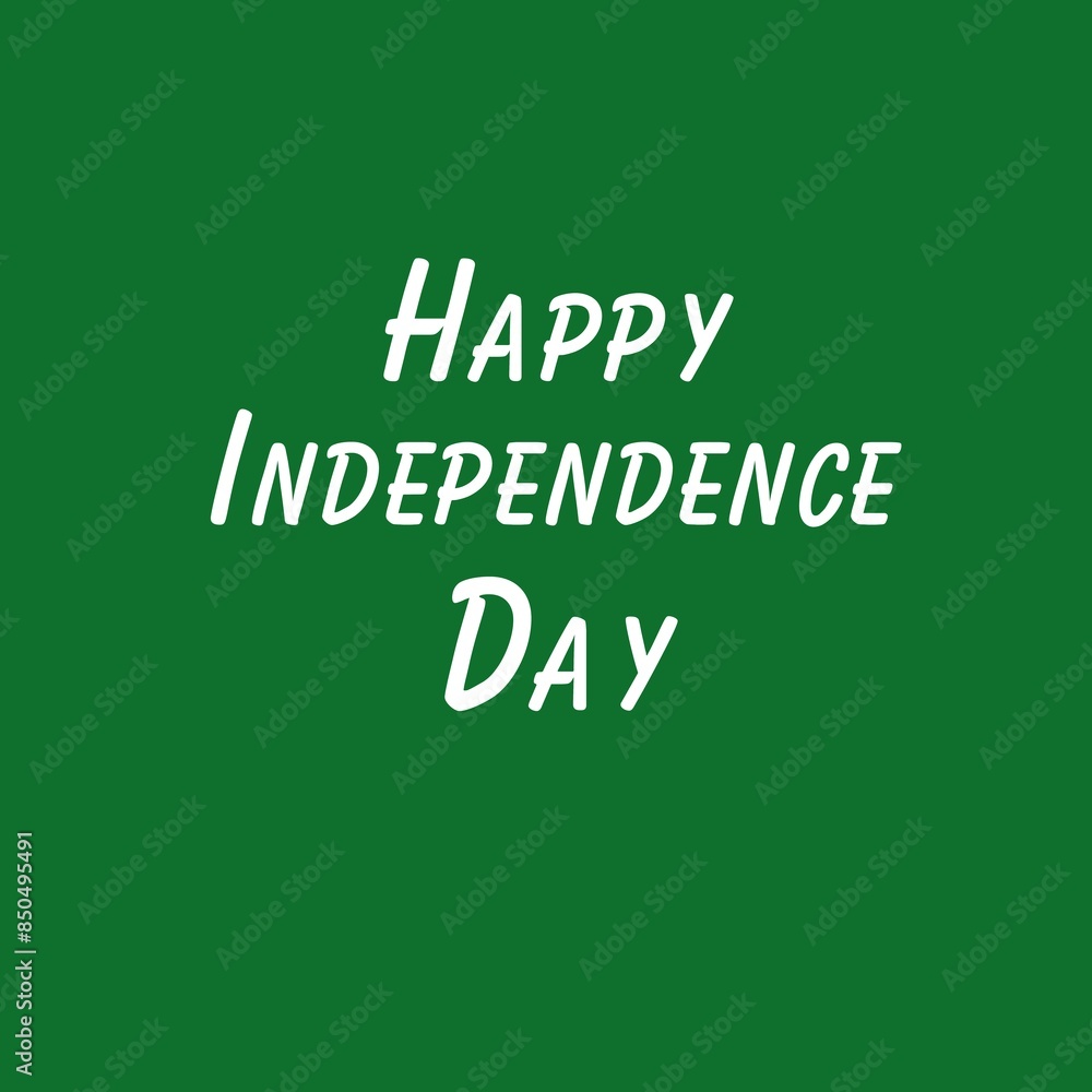 Happy Independence Day Typography Text Art Design, Pakistan ...