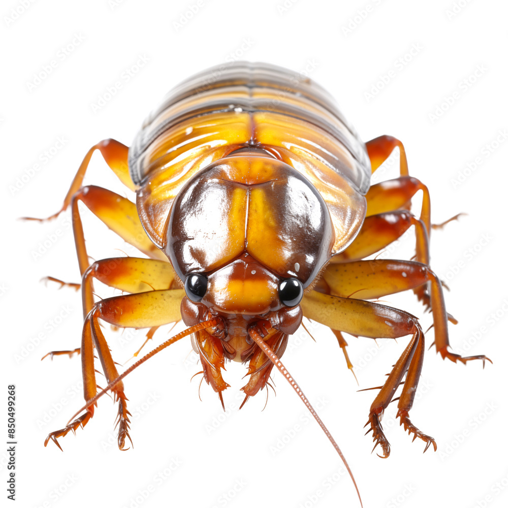Small Brown-banded Cockroach isolated on a transparent background, png ...
