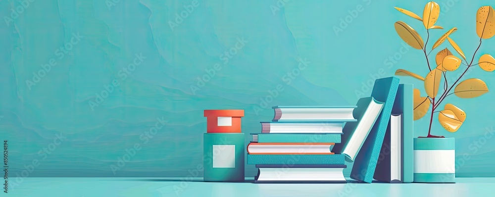 Course syllabus flat design side view education cartoon drawing Triadic ...