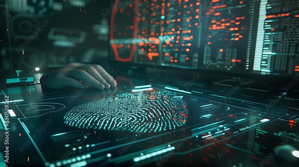 Fingerprint Table: Crime Scene Guide Unlocked A fingerprint is being ...