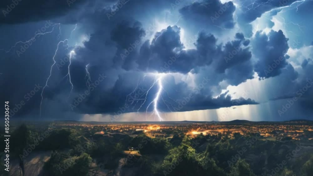 Storm Front in a Dramatic Style with Dark and Ominous Colors for ...