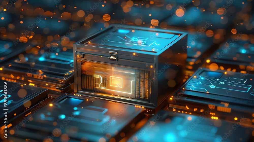 Data Archival Systems An illustration of an archive box with data ...