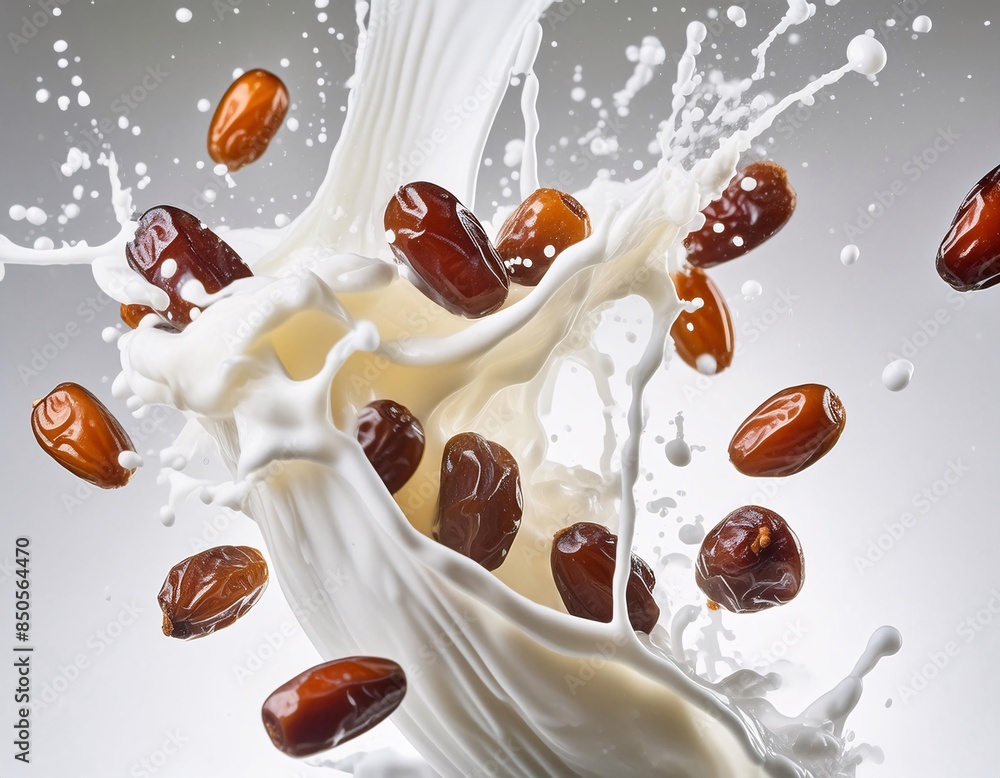 This image highlights the freshness and texture of dates as well as the ...