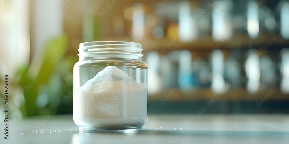 Creating a mockup of a jar of creatine monohydrate powder for ...