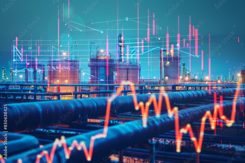 Inside the Operations of an Oil Refinery with Storage Tanks and Demand ...