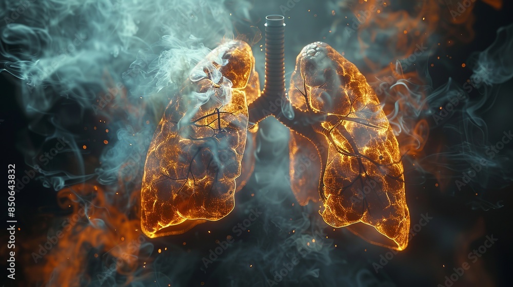 Explore the devastating effects of cigarette smoke on lung anatomy and ...