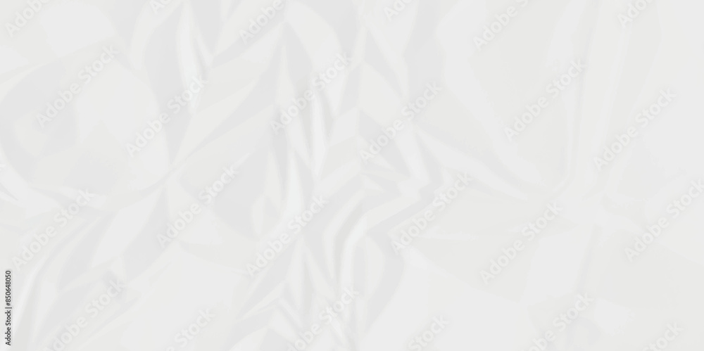 White paper texture is crumpled paper texture. White crumpled and ...