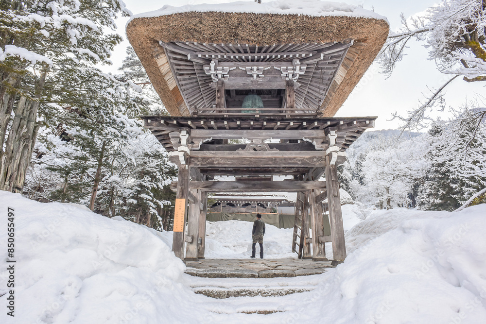 Landscape View Of The Beautiful Historic Villages Of Shirakawa-Go And ...