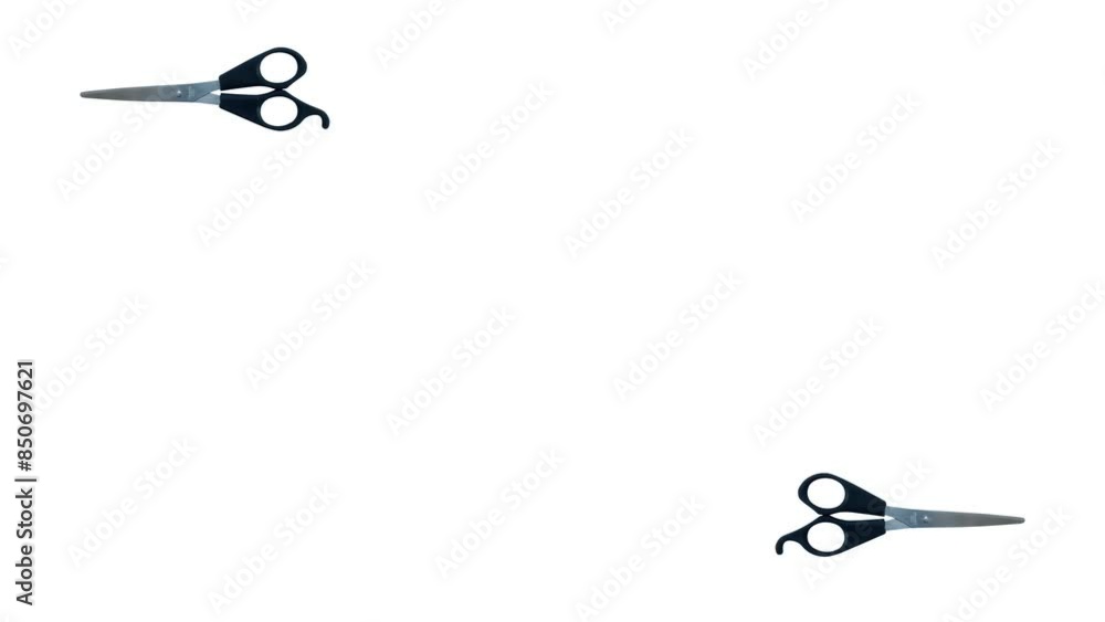 Scissors Animation In Transparan Alpha Channel. Alpha Channel ...