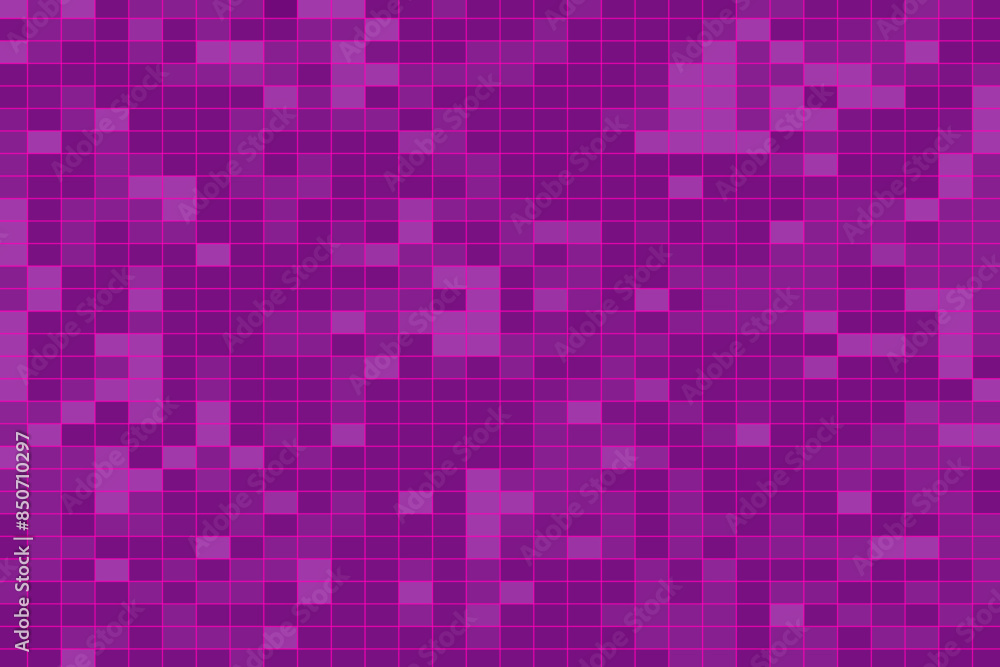 Bright Pink Mosaic Tile Pattern Background. Vector Illustration ...