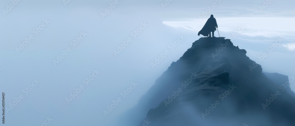 Brave Last Stand Against Overwhelming Odds - An image capturing a lone ...