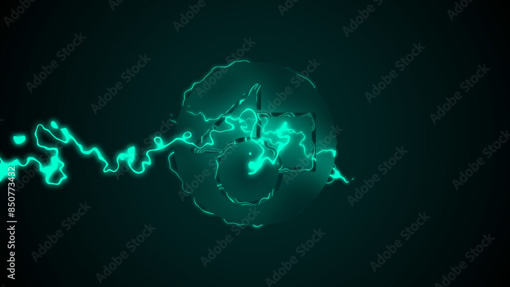 Electric Energy Logo Reveal Stock Template | Adobe Stock