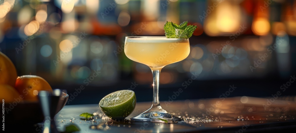 Gimlet Cocktail from restaurant bar food photography. Popular cocktail ...