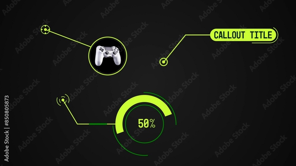 Futuristic Call Out Title Pack Stock Template | Adobe Stock