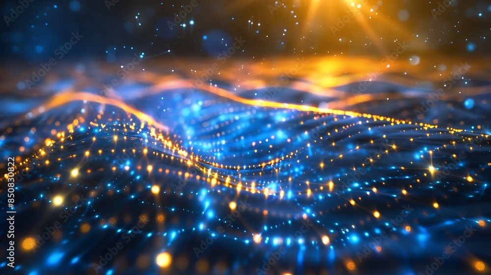 Futuristic depiction of quantum bits (qubits) and quantum circuits ... Futuristic depiction of quantum bits (qubits) and quantum circuits ...