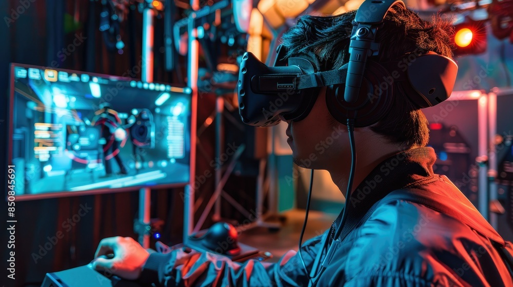 high-tech entertainment studio creating immersive VR and AR experiences ...
