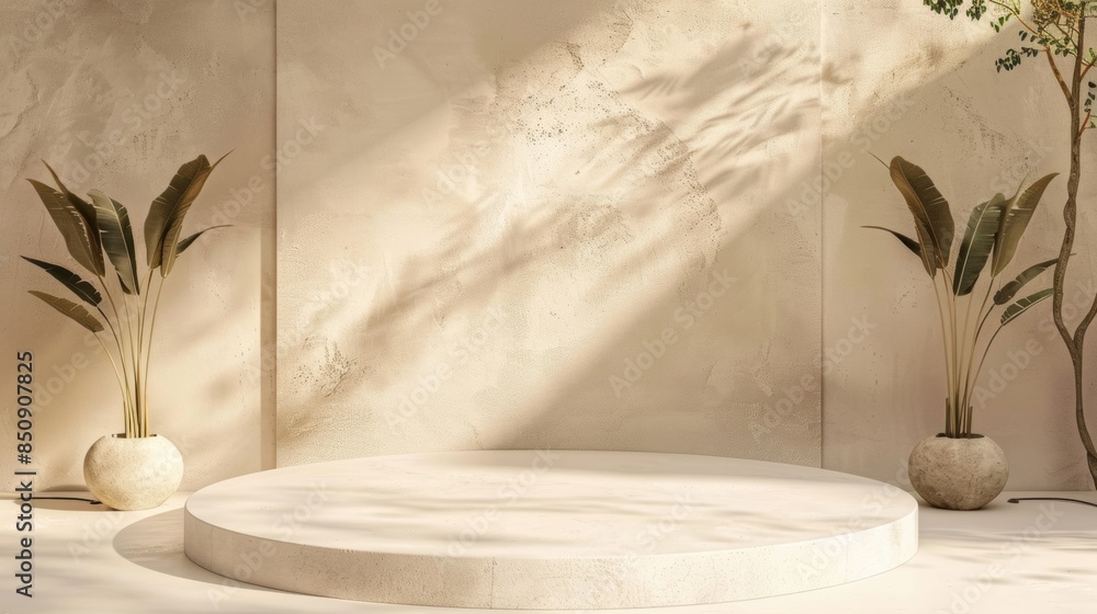 Podium sand color background product platform abstract stage texture ...