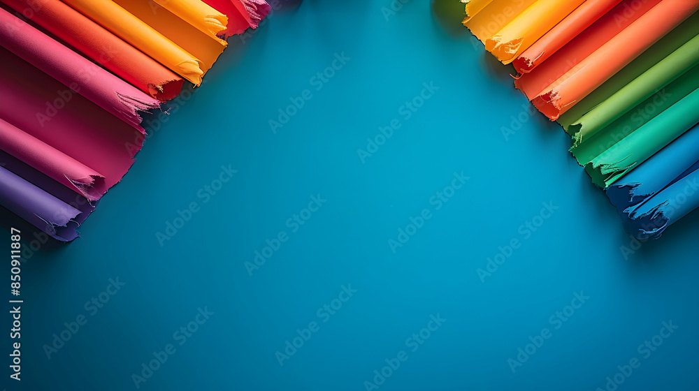 Pride Borders and Equality Signs Frame with Copy Space for Pride Month ...